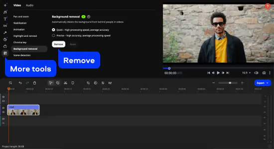 How to Change Video Background with AI – Movavi